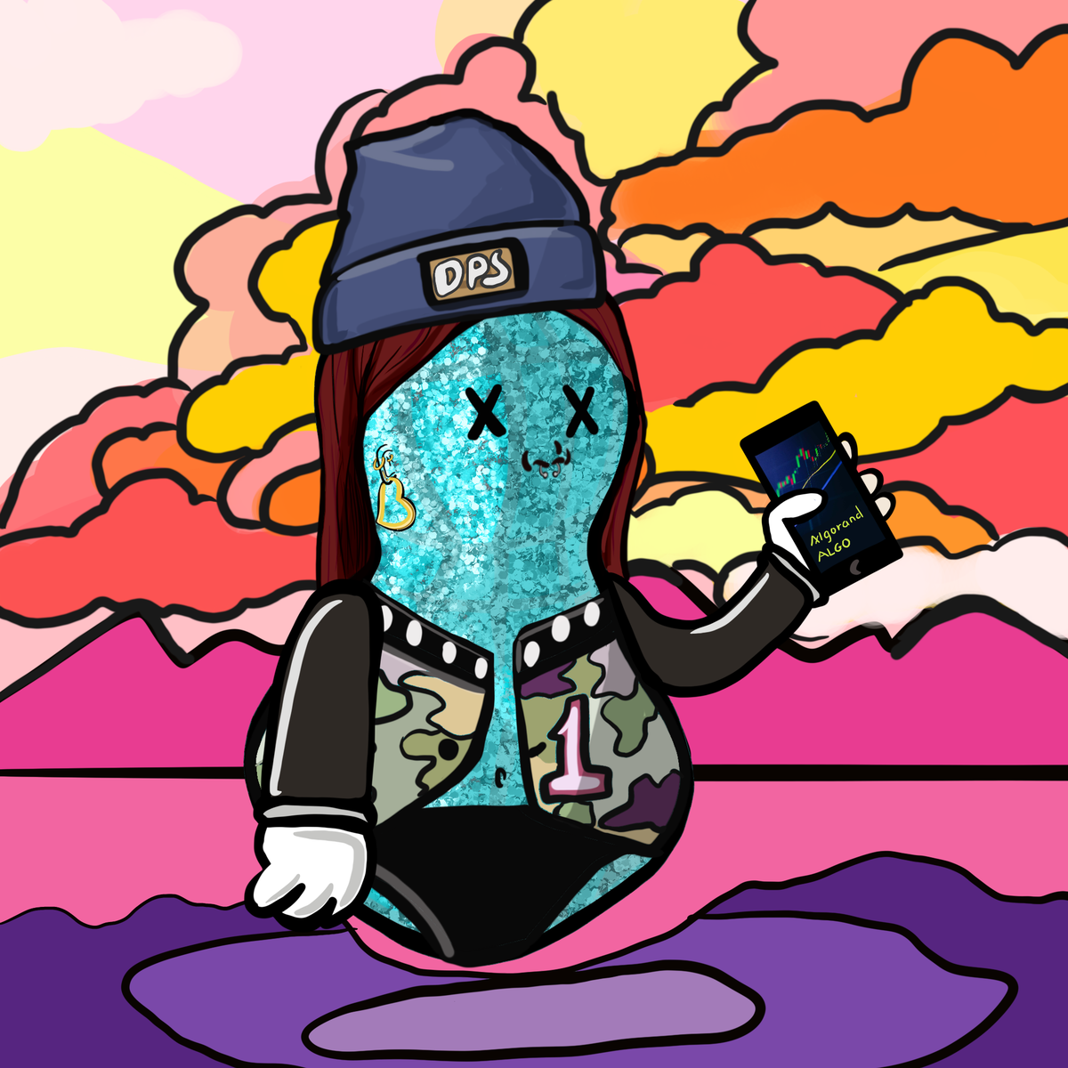 MINTHOL.ART | Dope Female Peanut Society #14 on MINTHOL.ART